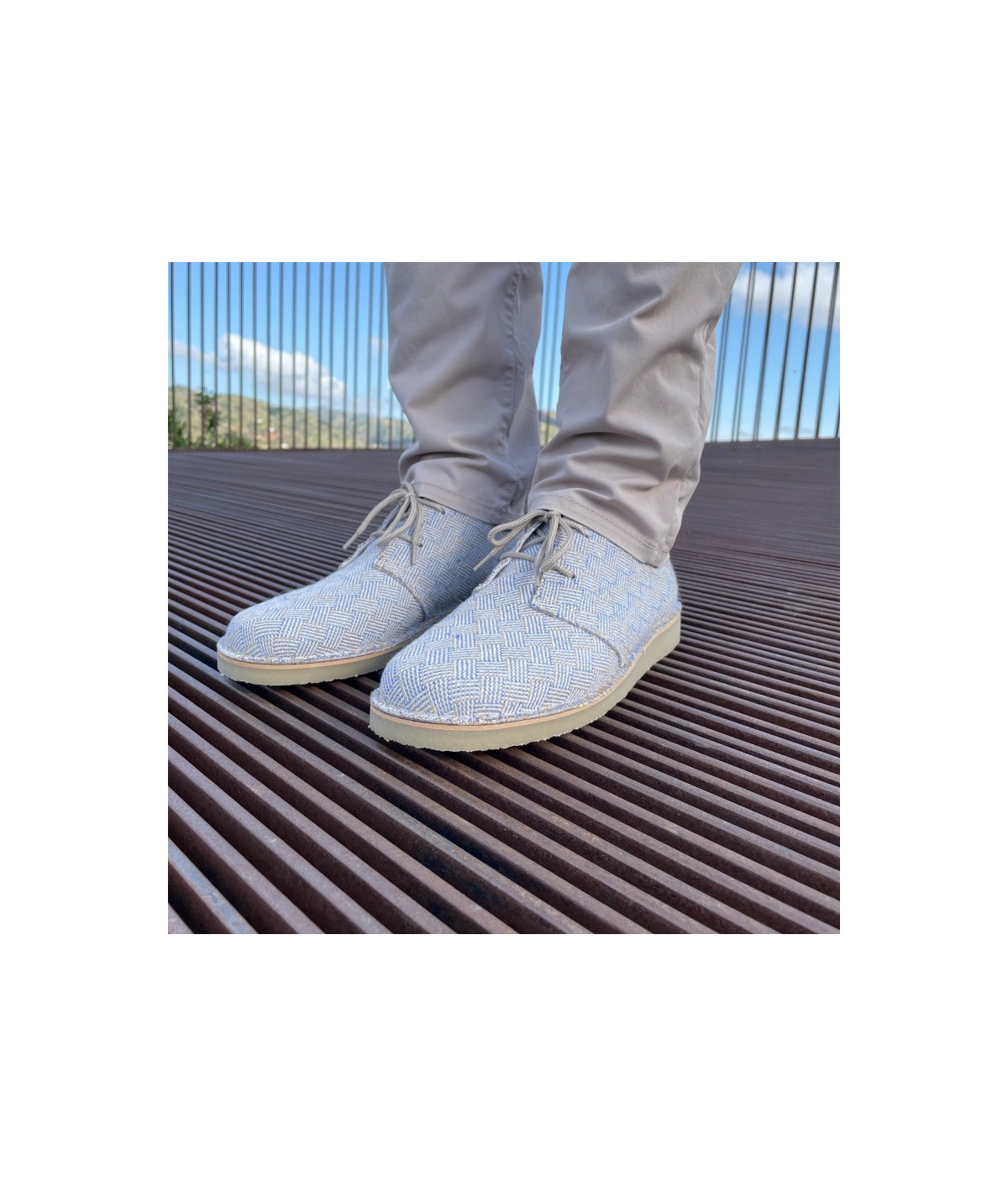 Botas safari para hombre tejido Jalisco. Exclusivas de Autenticasbotas