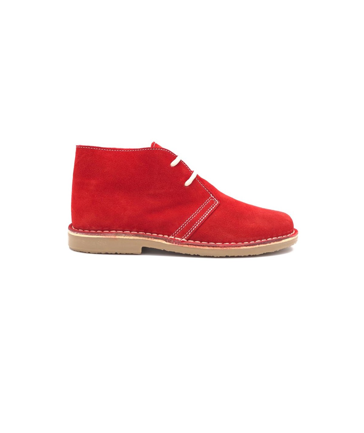 Red desert boots for women. Authentic high quality boots