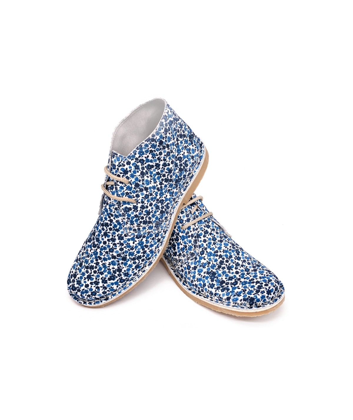 Botas HAPPY en tonos azules. Tus pisacacas favoritas, ahora estampadas