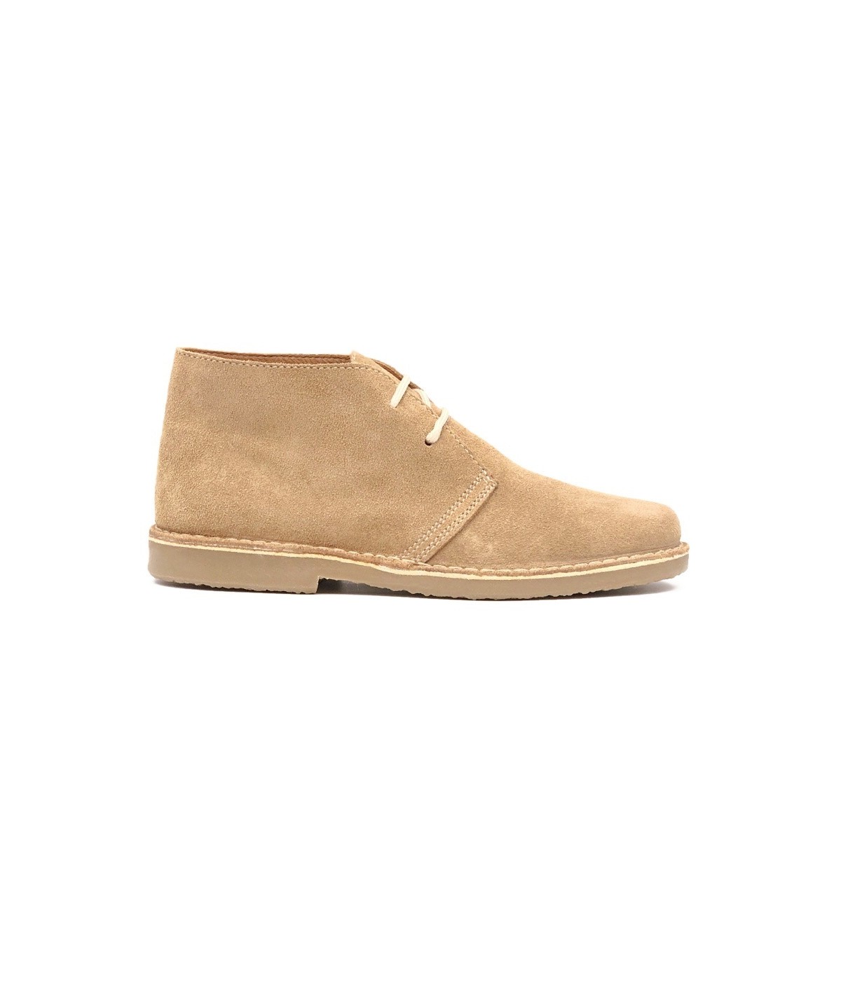 Sand colored Desert boots for men. A very personal lifestyle.