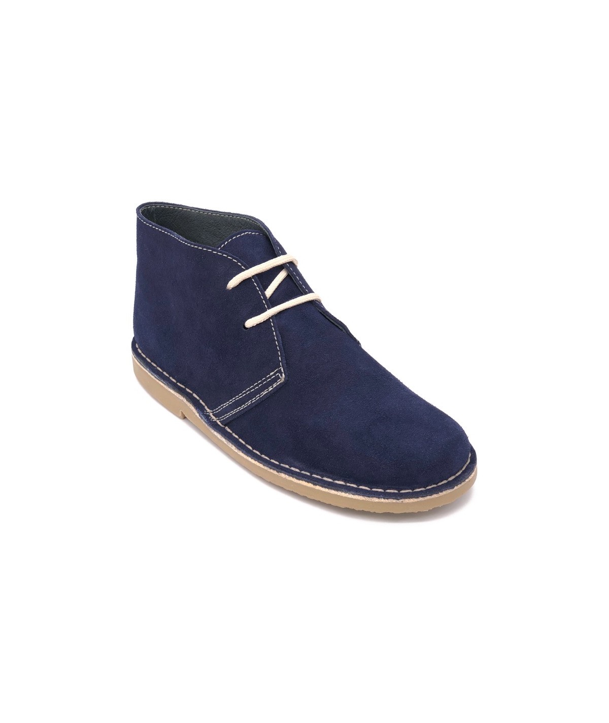Men's desert boots for lovers of navy blue.